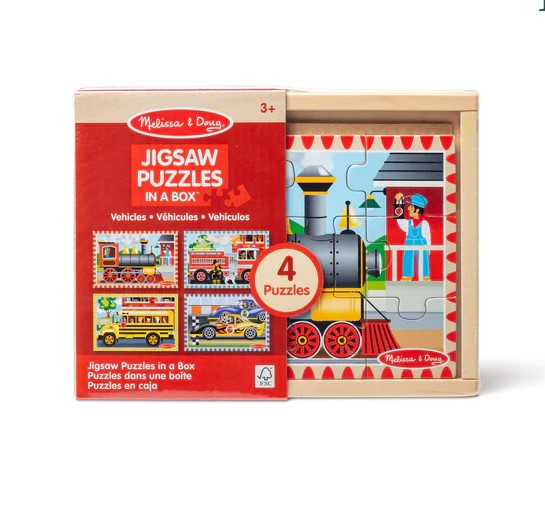 Vehicle Puzzles in a Box – kiddywampus
