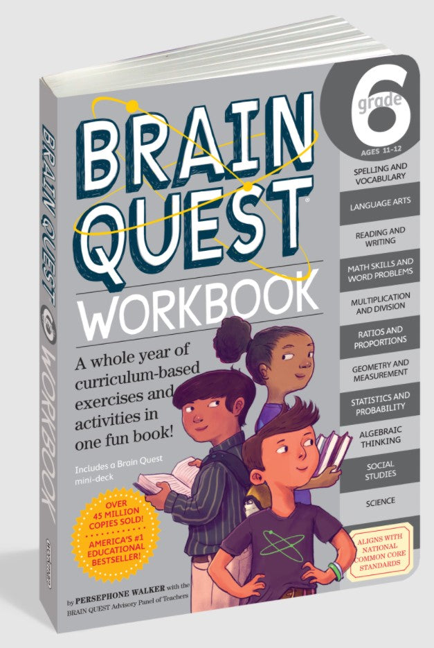 Brain Quest Workbook: Grade 6 – kiddywampus