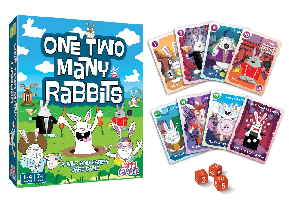 One Two Many Rabbits - A Wild & Harey Card Game – kiddywampus